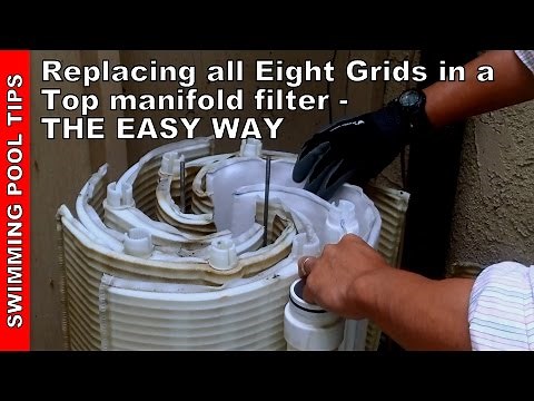 Replacing all Eight Grids in a Top Manifold Filter: THE EASY WAY