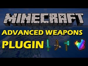 Custom enchantments in Minecraft with Advanced Weapons Plugin