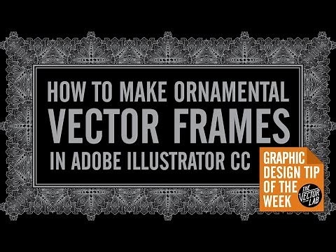 Use Illustrator CC Brushes to Make Vector Frames