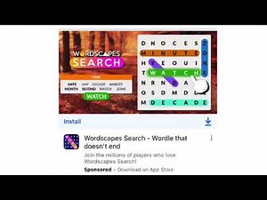 Wordscapes Search Ads | Time