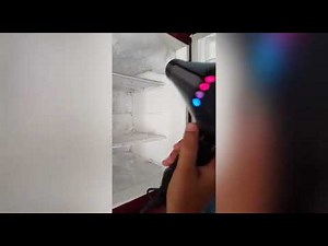 Defrost freezer with hair dryer