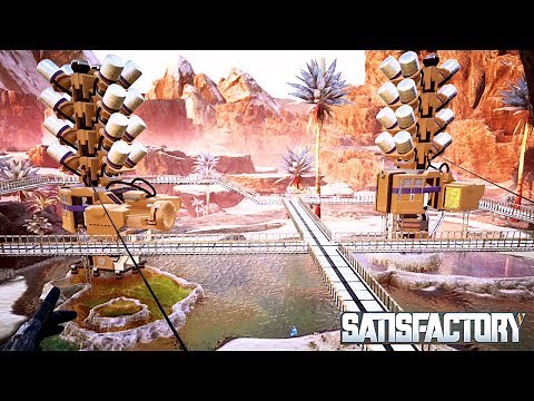 BUILDING A GEOTHERMAL POWER PLANT USING GEYSERS IN THE DESERT IN SATISFACTORY - Satisfactory