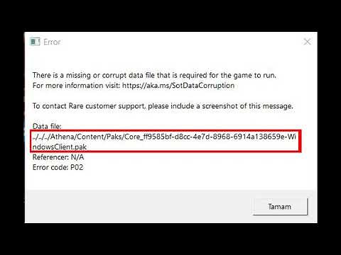Sea of Thieves "There is Missing or Corrupted Files Error " FIX (Steam)