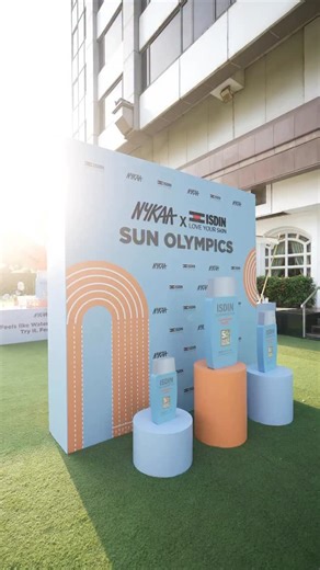 Meet your new go-to sun protection: ISDIN Fusion Water Magic ✨ Featherlight. Undetectable. Seriously strong. We pushed it to the edge at the Sun Olympics by ISDIN 🏃‍♀️ Tested in heat, sweat, and motion. SPF that’s made for movement! Shop ISDIN now on Nykaa! | Nykaa