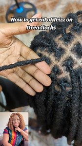 Watch and learn how to get rid of frizz on dreadlocks #hairextensions #hairgoals #hairtransformation #hairtutorial #hairstylist #hairstyles #locs #dreadlocks #dreads #locstyles | Diseph Benson’s Backup page