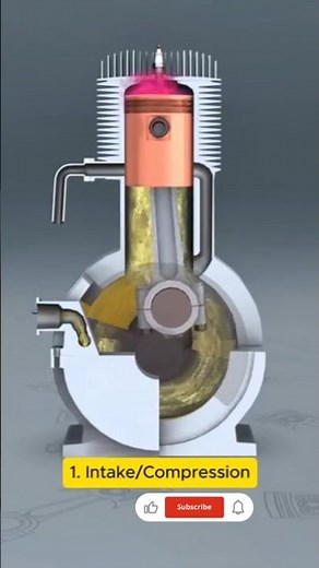 2-stroke engine steps