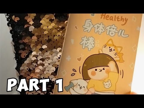 📚📖ASMR using my New Cute Mini Notebooks #1 🔉💤