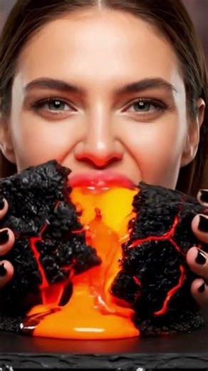 I Ate a VOLCANO! 🌋 (Molten Lava Cake!)