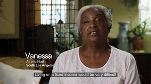 57K views · 195 reactions | Meet Vanessa. Airbnb helps supplement her fixed income in retirement and allows her to stay in her family home. More than 12,000 people depend on Airbnb in Los Angeles to earn extra money to pay the bills. | Airbnb Public Policy | Facebook