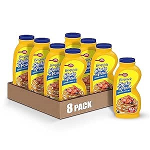 Betty Crocker Bisquick Shake 'n Pour, Buttermilk Pancake Mix, 10.6 oz (Pack of 8)