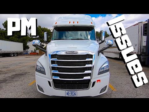 NEW Freightliner Cascadia Having ELECTRICAL PROBLEMS | Doing Preventive Maintenance |NEW Oil & Tires