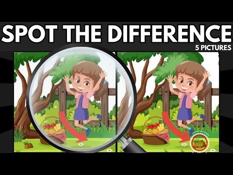 Spot the Difference Challenge! 🔍 Can You Find All 5? | Fun Puzzle Game for Kids & Families