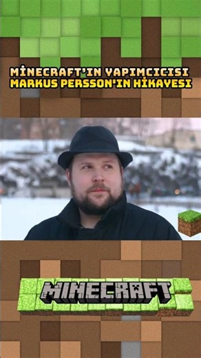 Minecraft’ın Yaratıcısı Markus Persson'ın Hikayesi Short #minecraft #shortvideo #minecraftshorts