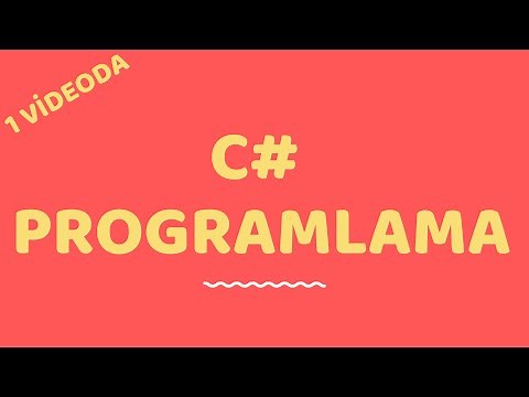 1 Videoda C# Programlama Dilini Öğren!