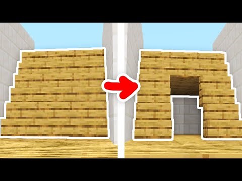 How to Make Hidden Staircase in Minecraft