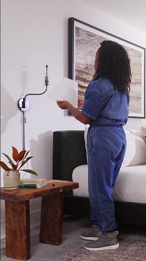 How to Hang Plug-In Wall Sconces