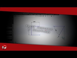 how to use smart dimension in solidworks for lines