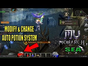 How to modify & change Auto Potion System - MU Monarch SEA (Filipino)