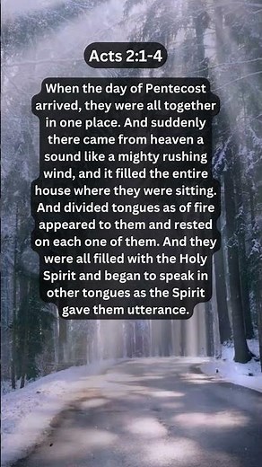 Journey of faith and spiritual growth | Acts 2:1-4 Daily Bible Verse