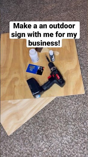 DIY Outdoor A-Frame Sign for Business