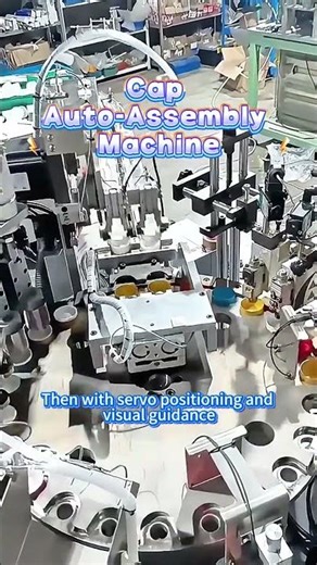 High-Speed Automatic Cap Assembly Machine | Smart Factory