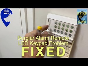 Press button Key Pad fixed - for burglar alarm. Response, Texecom, Veritas V8, C8, R8 more alarms