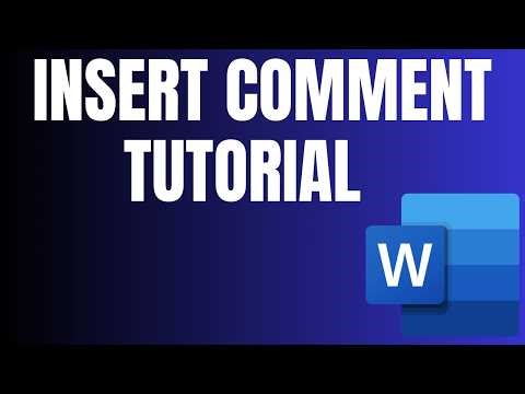 How to Insert Comments in Microsoft Word 2026 (Quick Tutorial)