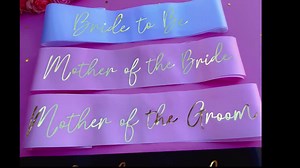 Bride to Be Sash| Hen Party Sash | Sash for Bride - Gold Foil | Mother of the Bride Sash | Bachelorette Favors | Team Bride, Bridesmaid Sash - Etsy Australia