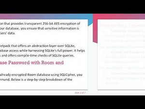 How to Change the SQLCipher Password in Your Encrypted Android Room Database