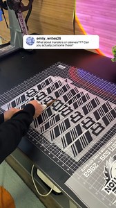 Sleeves? No problem 😎✅ With custom sizing and creativity, you can press your transfers ANYWHERE and on ANY THING 💡 Measure your desired placement, upload your design, and PRESS with ease on Ninja Transfers 💥 #dtfprinting #dtftransfers #dtfprinter #dtfprint | Ninja Transfers