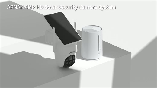 New Arrival ARCCTV 4MP Wireless Mini NVR Kit 4Channels 2k HD Embedded Solar Panel Wifi PTZ Network CCTV Camera System