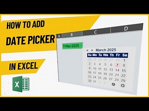 📅 How to Insert Date Picker in Excel | Easy Step-by-Step Guide 🗓️