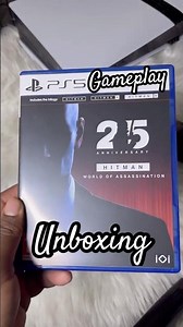 Hitman 25th Anniversary Game Unboxing #hitman #gamingshorts #ps5 #videogame #unboxing #gamer