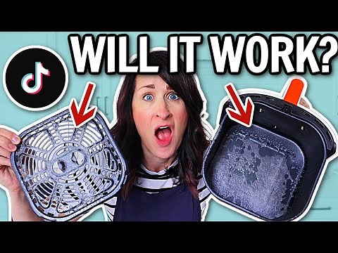 Testing VIRAL TikTok Air Fryer Cleaning Hacks - Do They Even Work?!