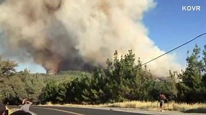 Shocking video captures the moment a smoke cyclone formed from the Wall Fire in California. | Fox Carolina News
