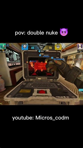double nuke 😈 #codmobile