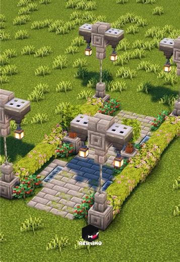 Medieval City Pathway Design in Minecraft