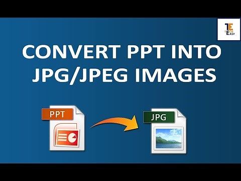 How to Convert PPT or PowerPoint to JPEG/JPG Images | PowerPoint to Image | PPT Slide to Image |
