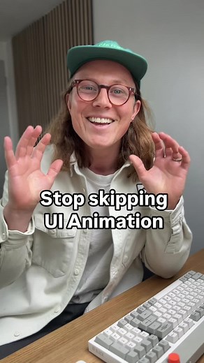 Stop skipping UI Animation #ux #ui #figma #animation