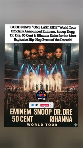 The tour of the DECADE is here! 🤯🔥 #OneLastRide #shorts #viral #trending #music #rap