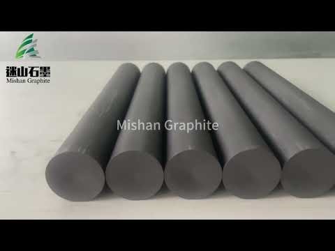 Custom length refractory graphite rod