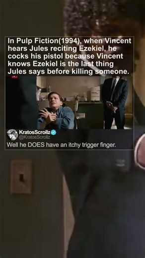 The Subtle Gun Detail You Missed in Pulp Fiction (1994) #FactShorts #MovieFacts