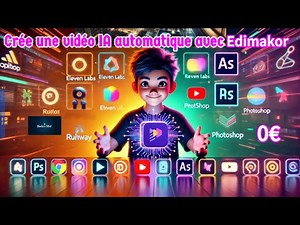 📽️Comment CRÉER une vidéo IA PRO automatique avec "Edimakor" Tuto complet !