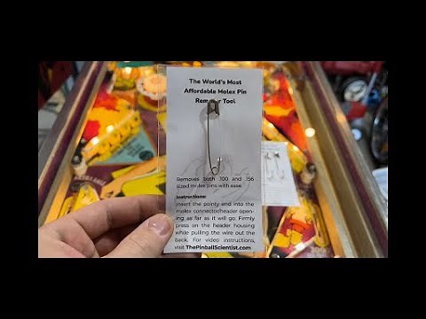 The World’s Most Affordable Molex Pin Remover Tool for Re-pinning/Removing Pinball Header Pins Easy!
