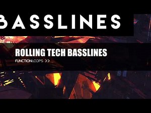 ROLLING TECH BASSLINES - Sample Pack | Techno & Tech House Bass Loops, MIDI & Samples