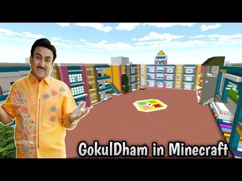 "OMG! Minecraft में असली Gokuldham Society 😍 | Must Watch"
