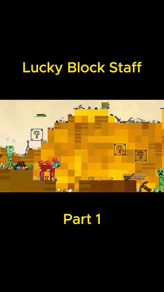 Alan Becker's Lucky Block Staff Animation - Minecraft Animation