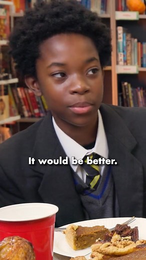 British Highschoolers try Pumpkin Pie for the first time! | Jolly - Josh & Ollie