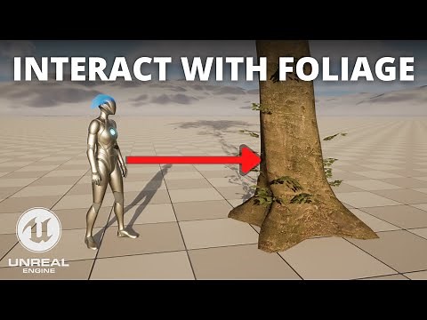 How to Interact with Foliage in Unreal Engine 5 - Chop Down Trees