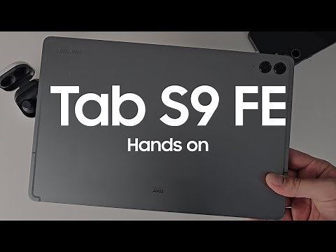 Samsung Galaxy Tab S9 FE+ Hands On